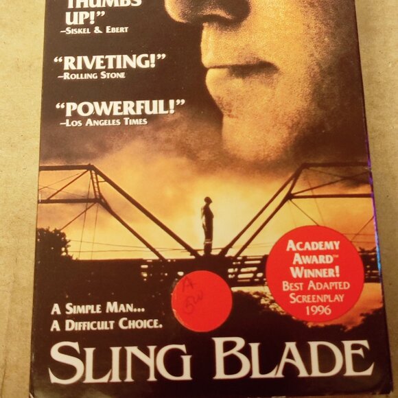 Media | Sling Blade Vhs Cassette Movie 1996 Starring Billy Bob Thornton ...